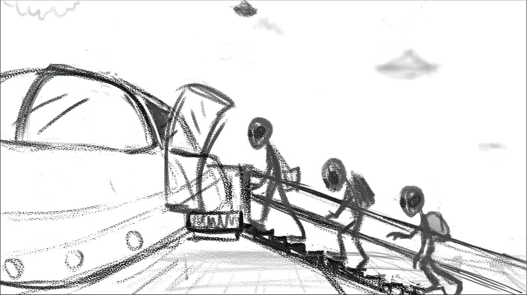 ArtStation - Alien Road Trip