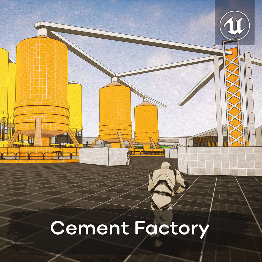 ArtStation - Cement Factory (P-4)