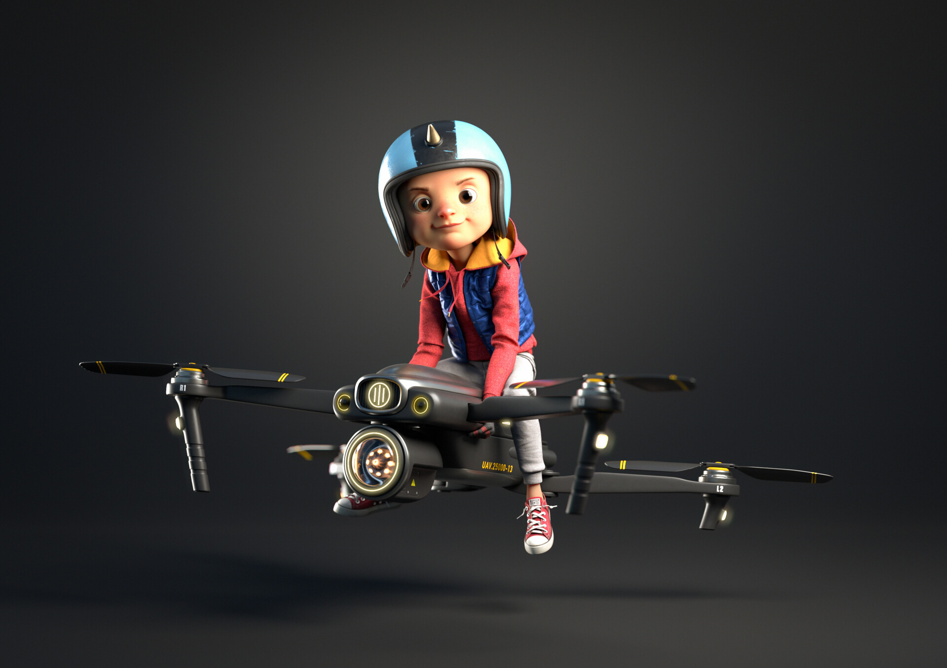 ArtStation - flying boy