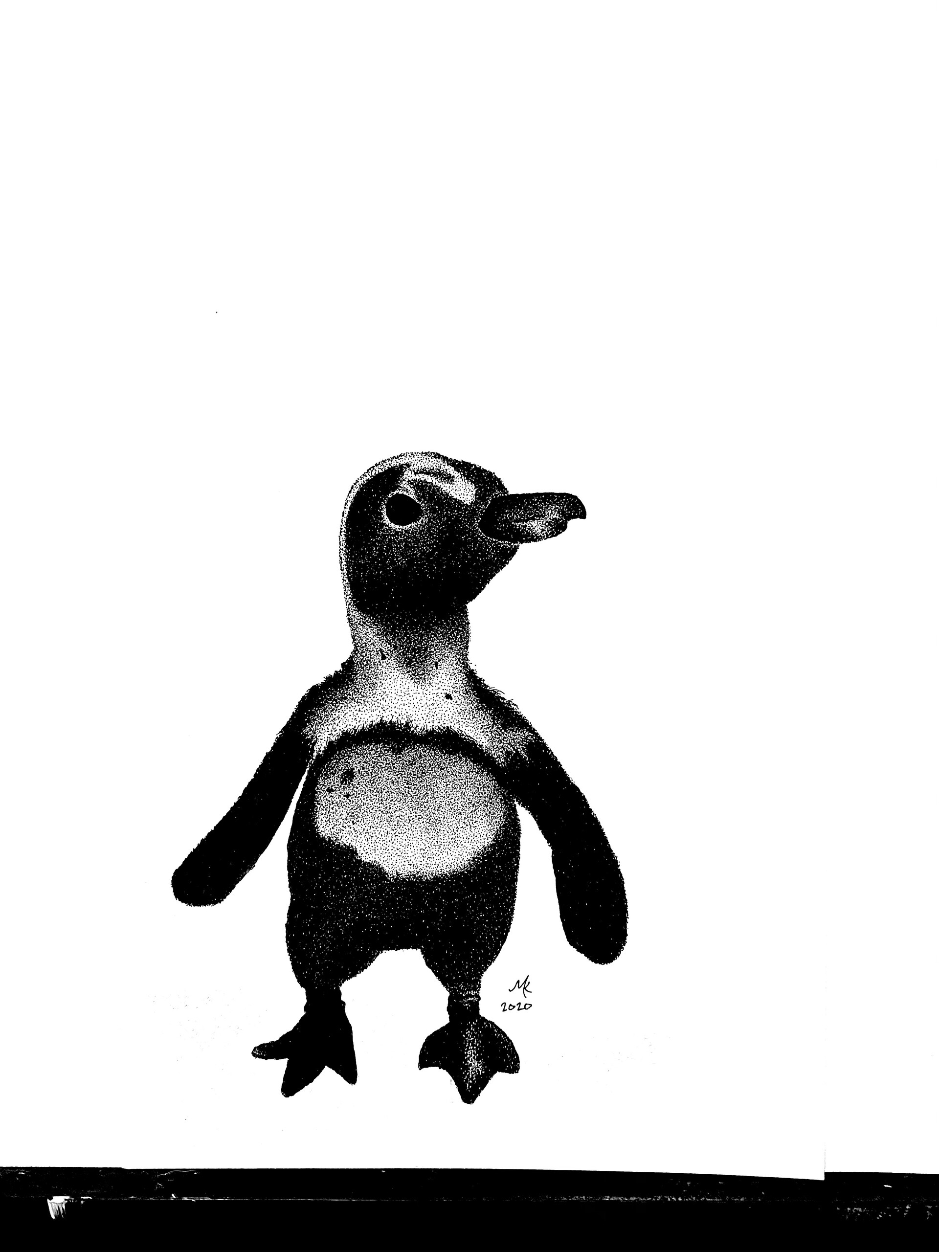 ArtStation - Pen and Ink Penguin