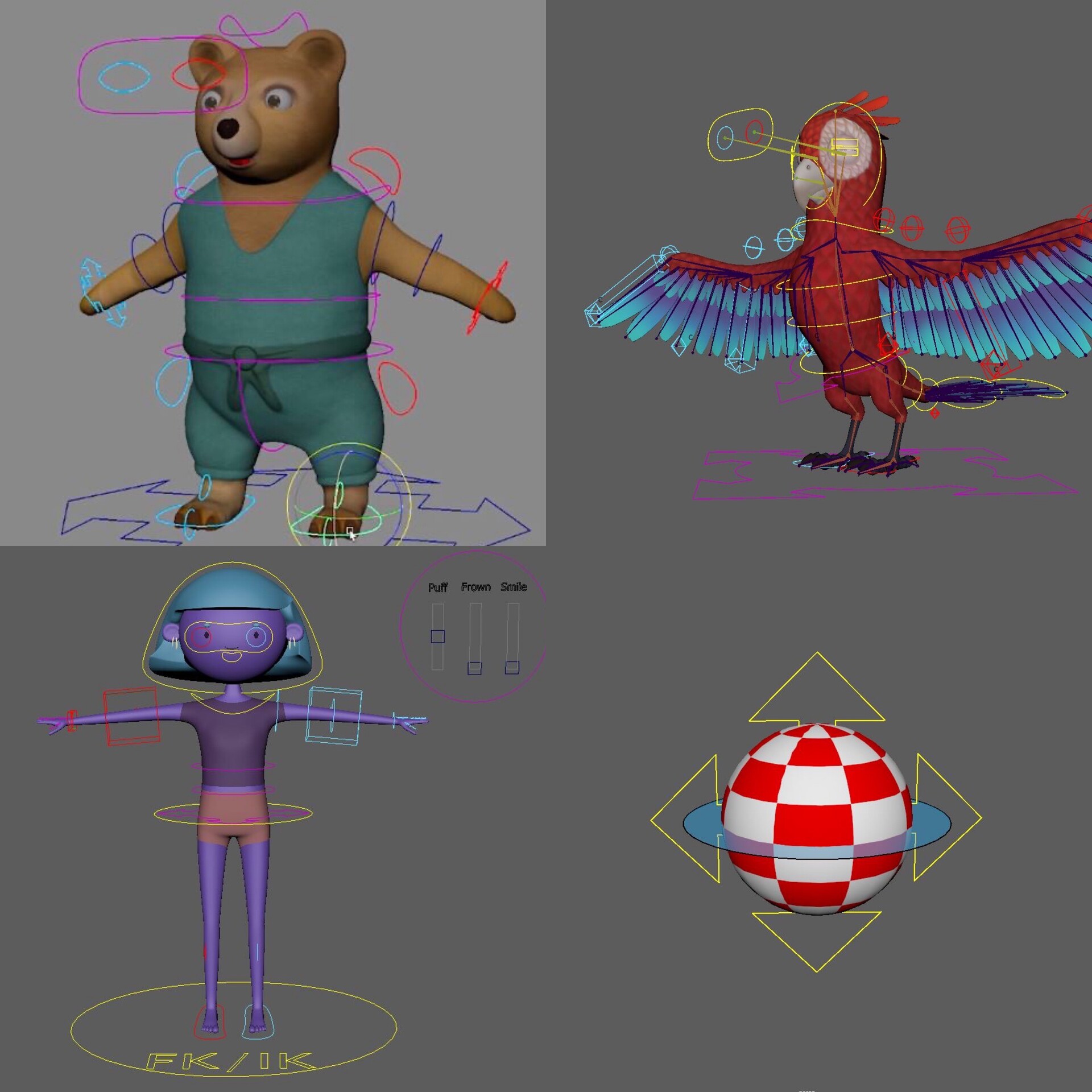 ArtStation - Rigging Reel 2020