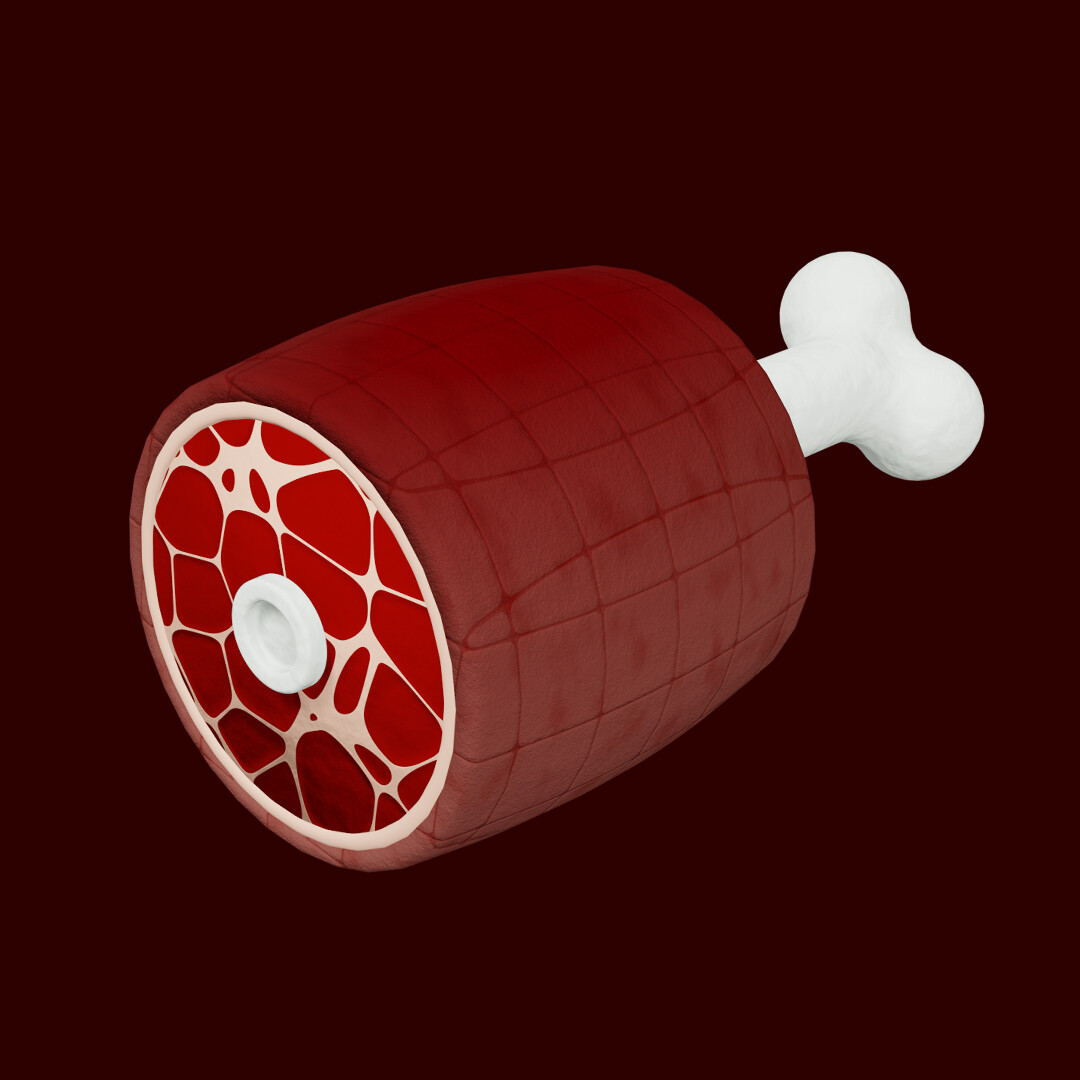 ArtStation - Meat shading node for Low poly