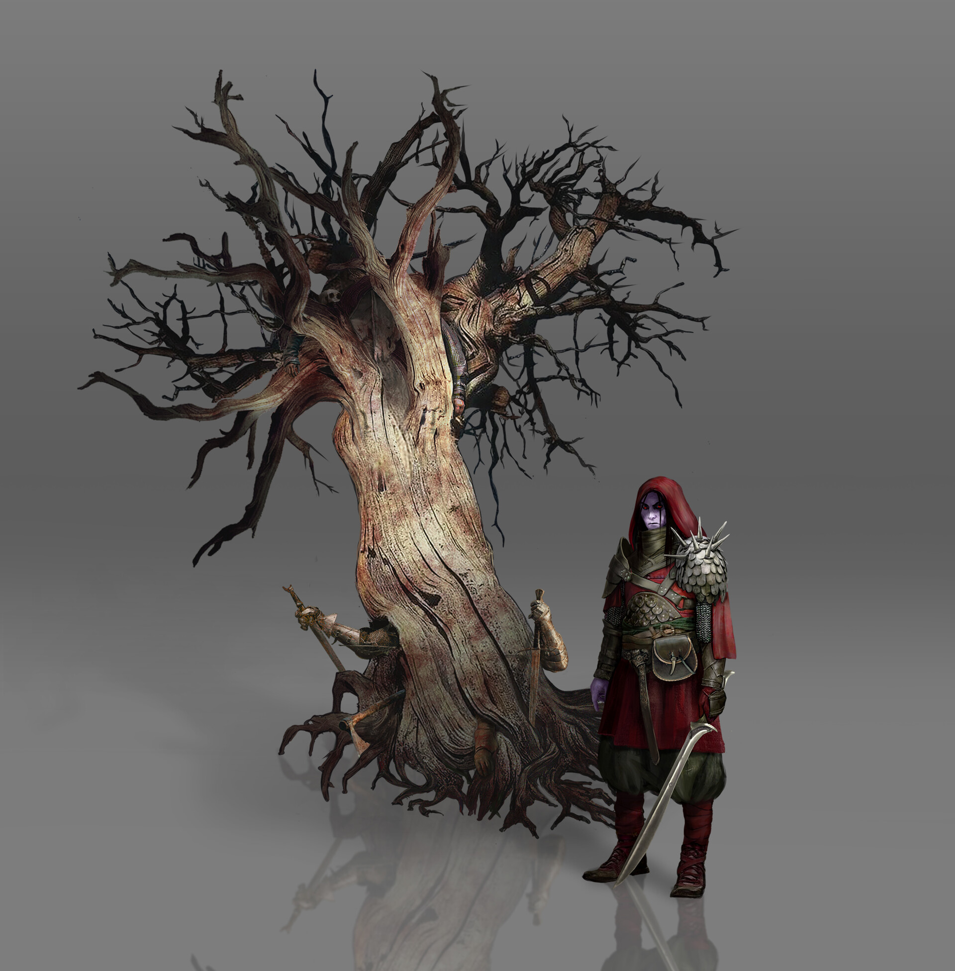 ArtStation - Assassin and the Walking Tree