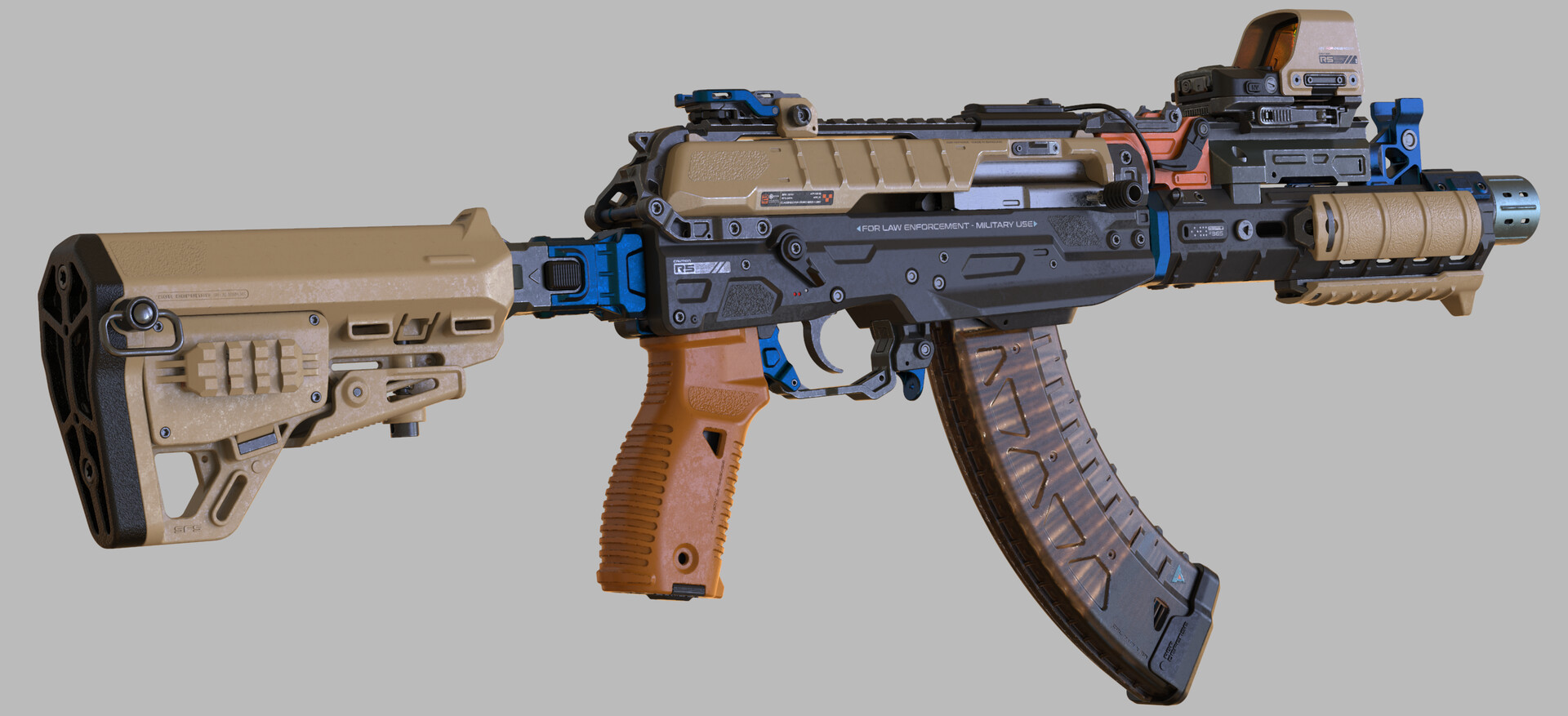 ArtStation - Assault Rifle ( MAXIMOV RIFLE concept )
