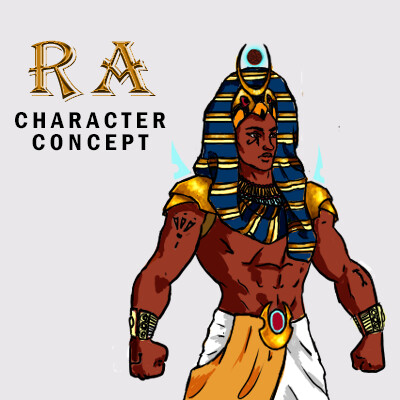 ArtStation - Ra (God of the Sun) Character Concept Visual Journal