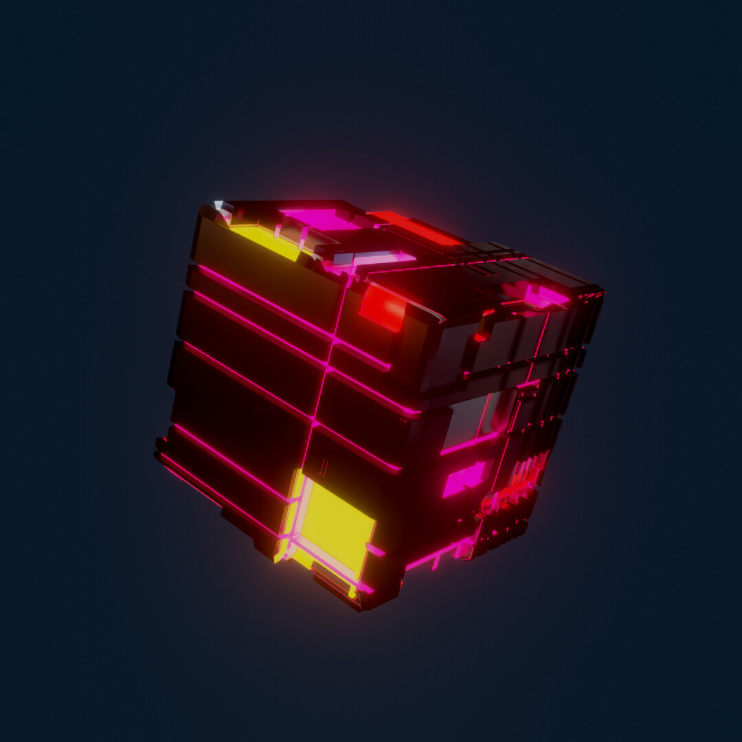 ArtStation - Futuristic Default Cube