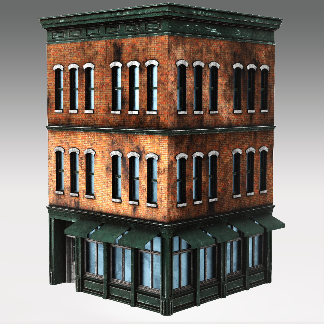 ArtStation - US Small Town (Modular Environment)