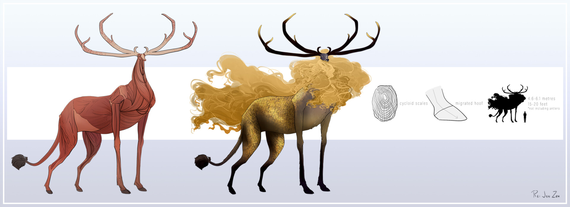 ArtStation - Kirin (麒麟) Creature Concept Art