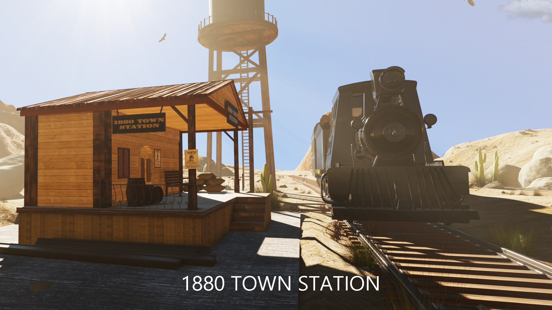 ArtStation - 1880 Town Station