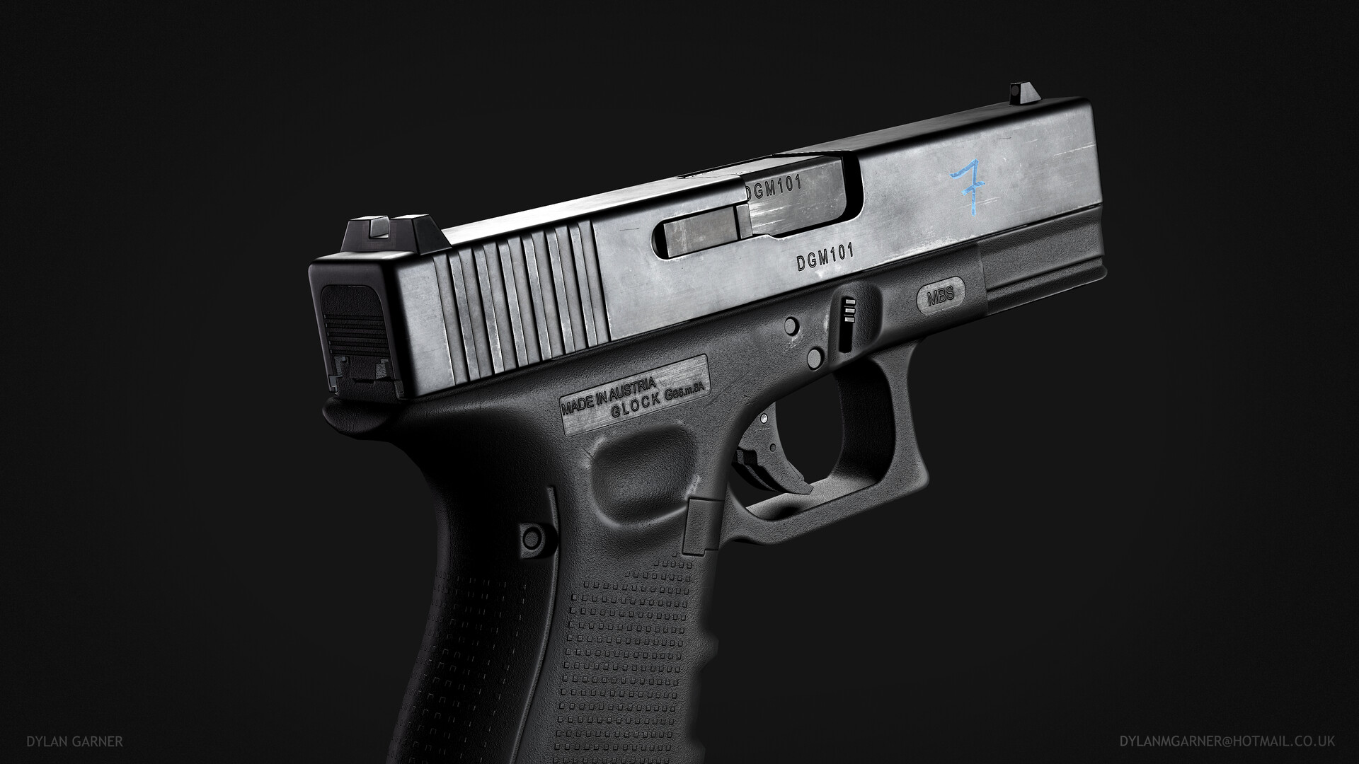ArtStation - Glock 19 - Gen 4