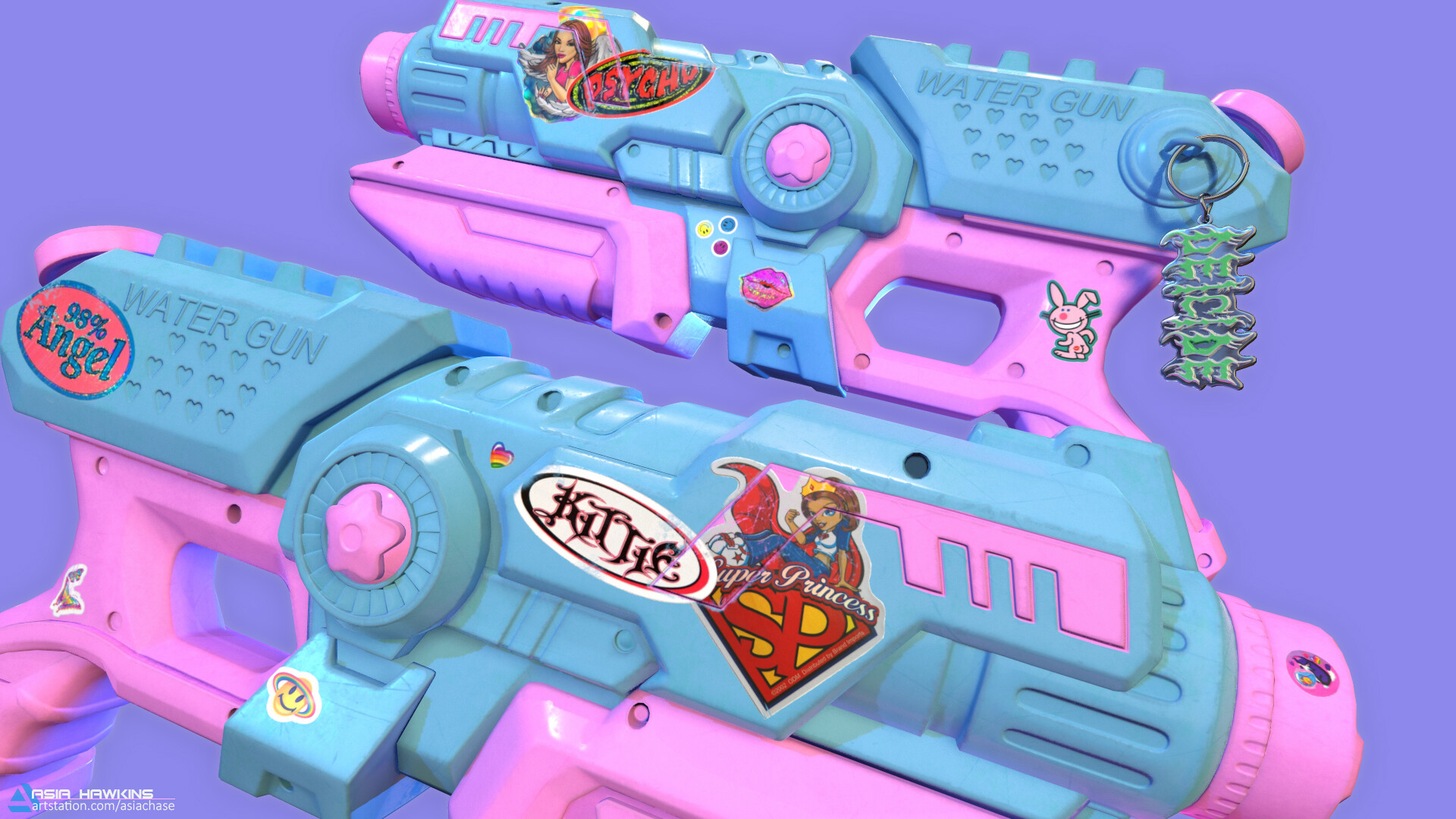 ArtStation - Pastel Water Gun