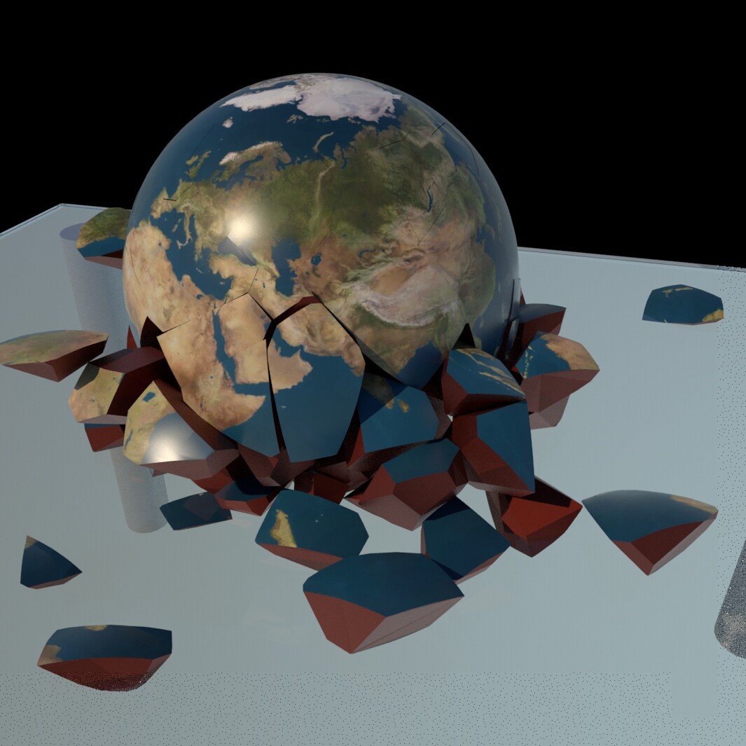 ArtStation - Broken Earth. Mash dynamics