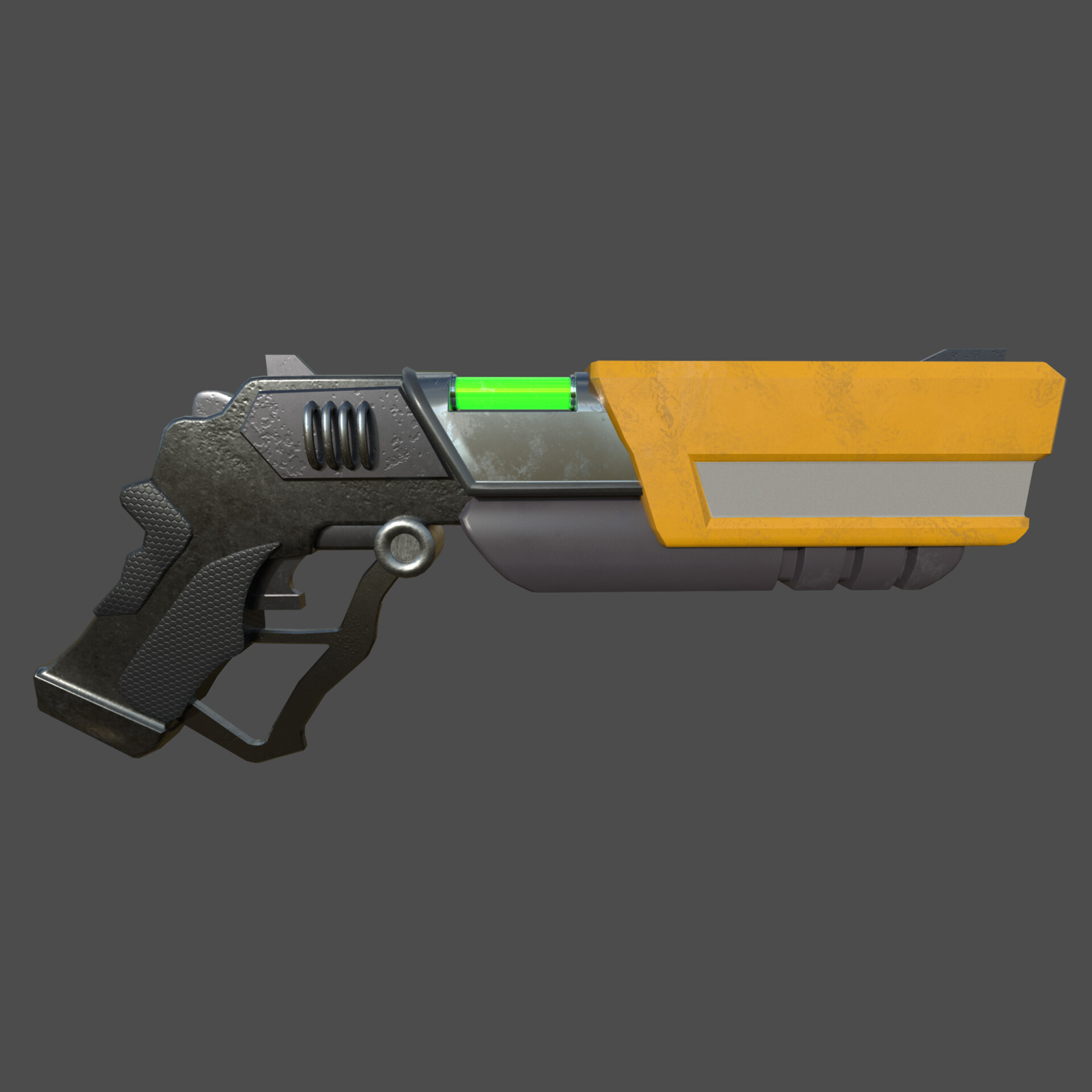 ArtStation - Goo gun model (texture practise)