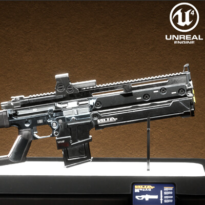 ArtStation - Near Future Rifle