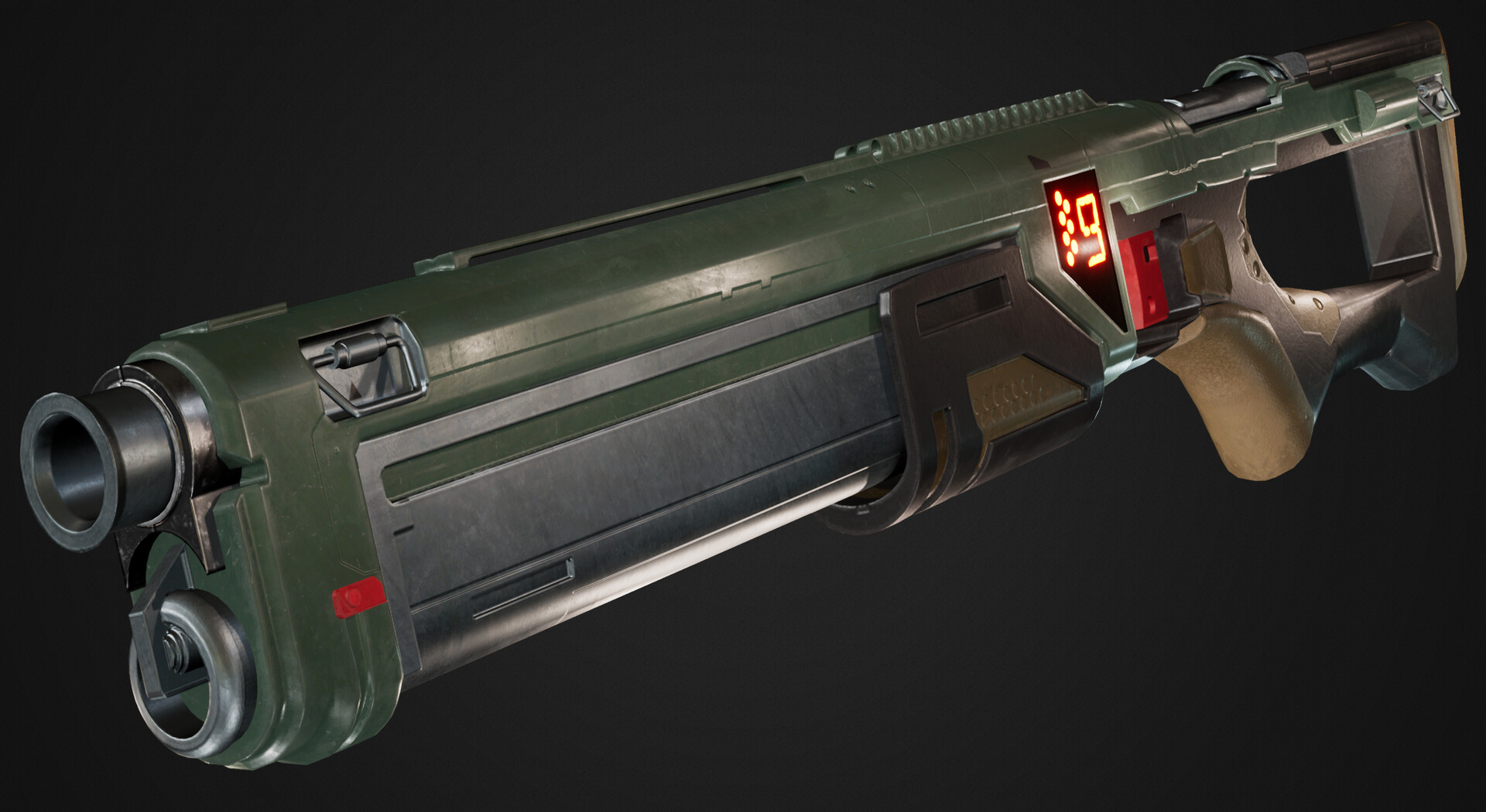 ArtStation - SNS-10 Shotgun
