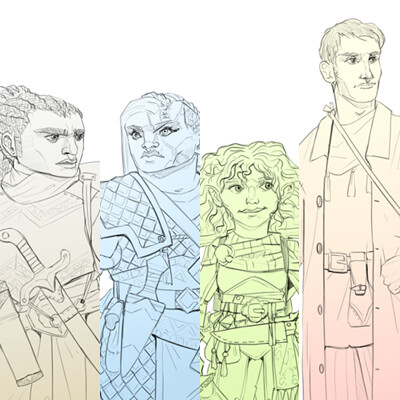 ArtStation - Pathfinder Characters