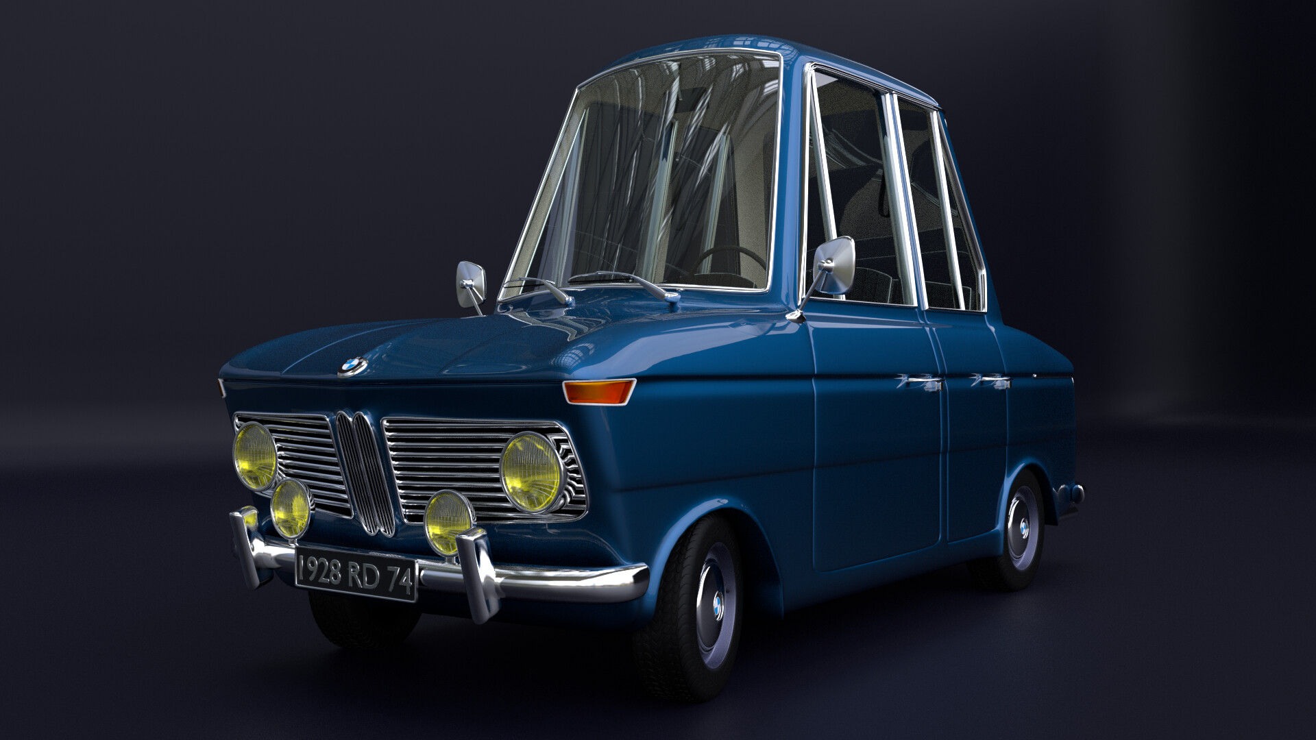 ArtStation - Cartoon BMW 1500