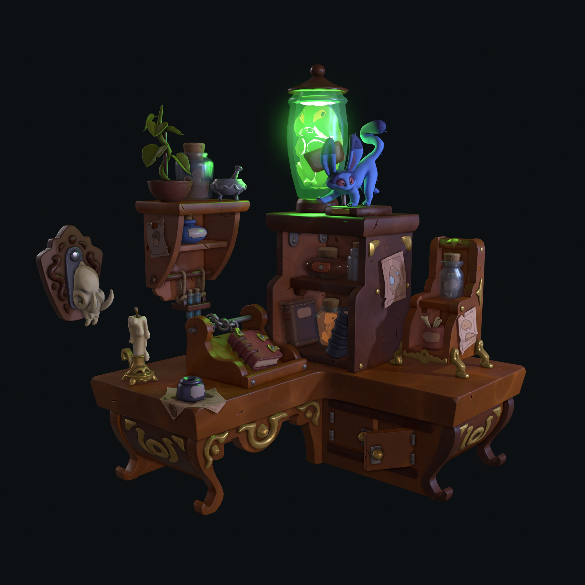 ArtStation - Cryptozoologist office
