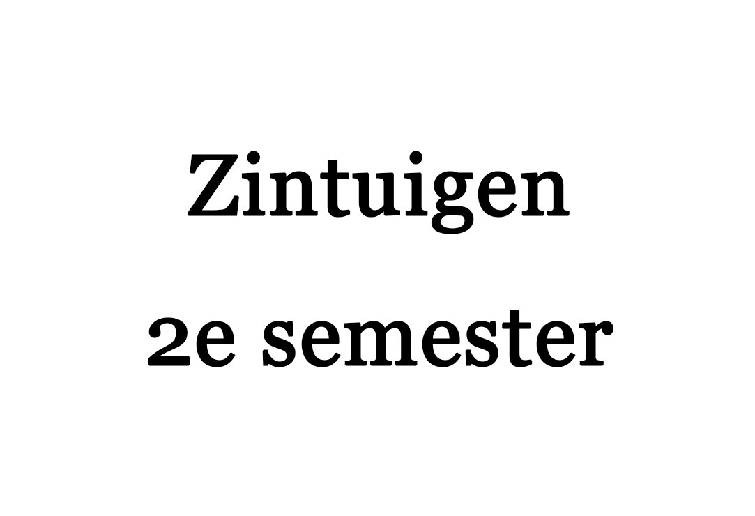 ArtStation - Zintuigen 2e Semester