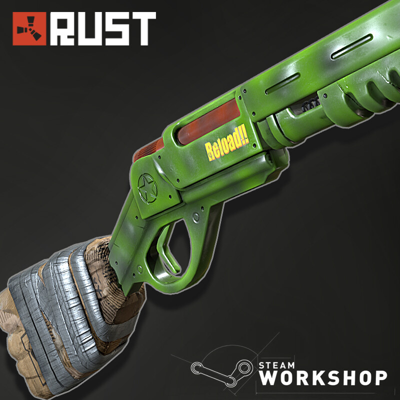ArtStation - [RUST Workshop] Pump Shotgun: Toy Soldier