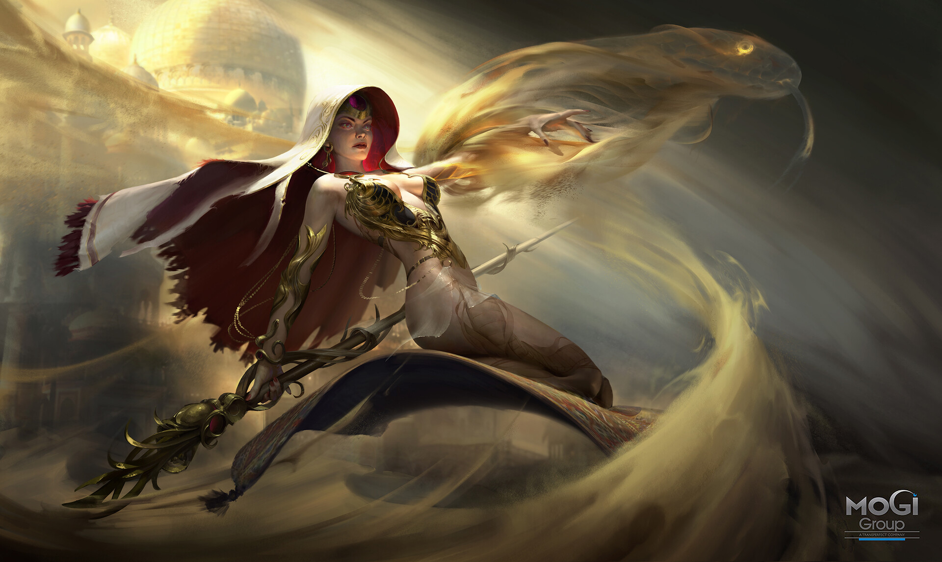 ArtStation - MoGi Snake Witch