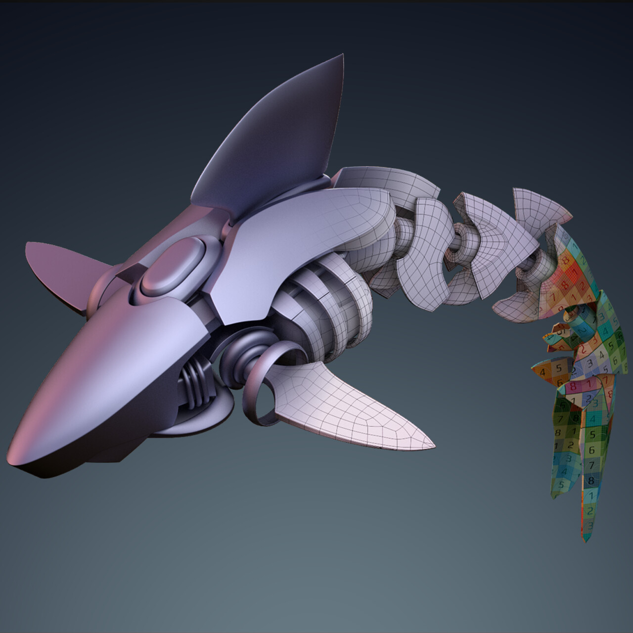 ArtStation - Mecha-Shark