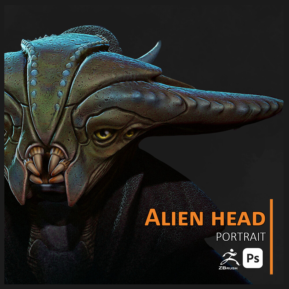ArtStation - Alien head