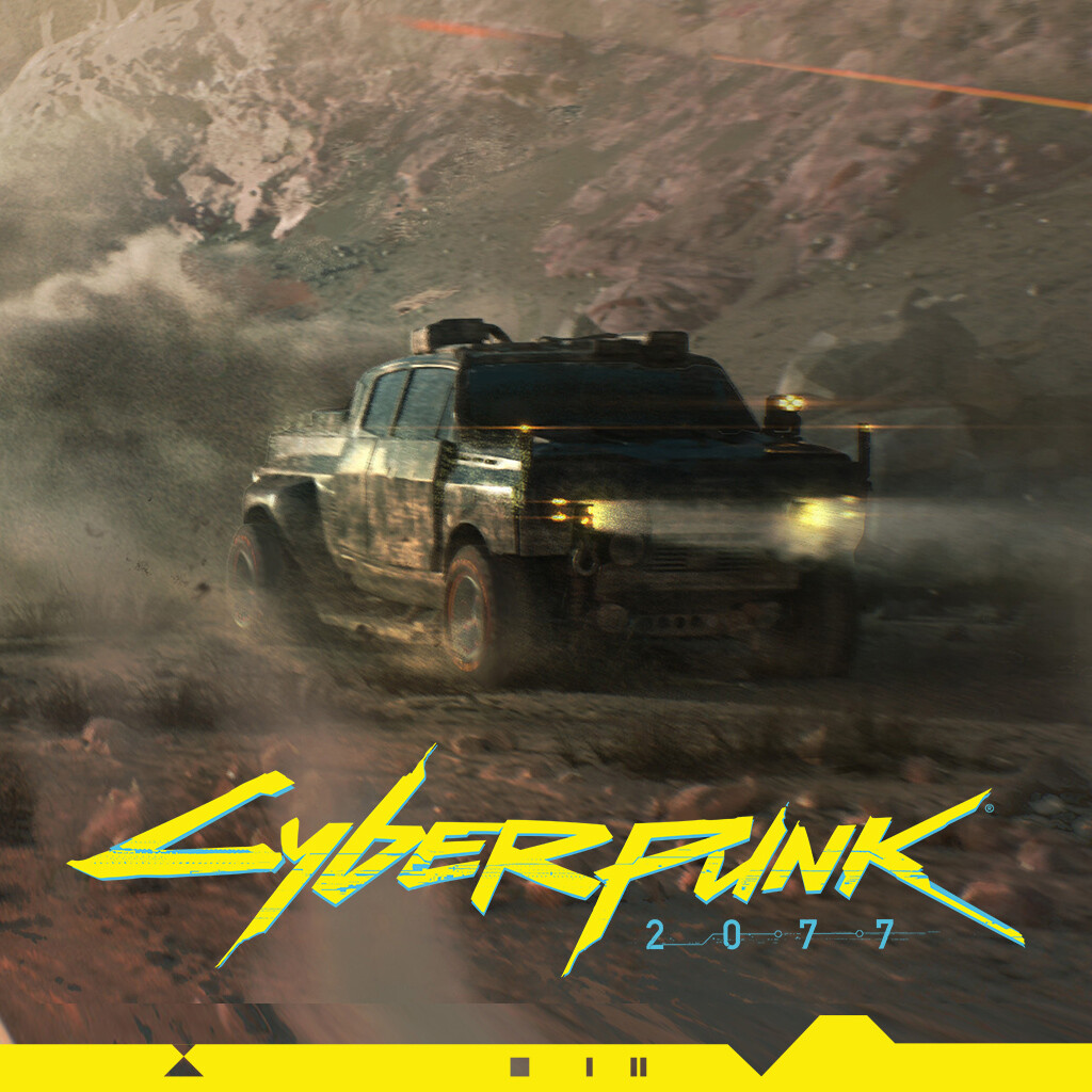 ArtStation - Cyberpunk 2077 - Badlands Drone Chase