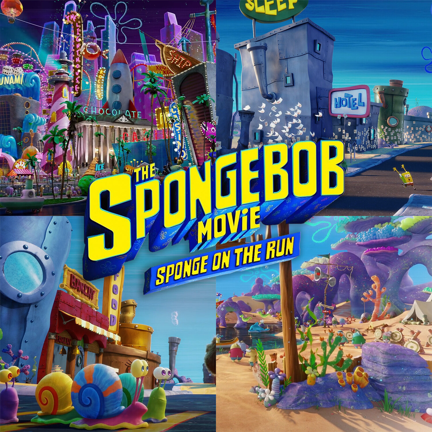 ArtStation - THE SPONGEBOB MOVIE - SPONGE ON THE RUN