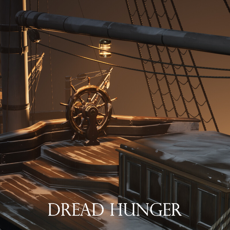 ArtStation - Dread Hunger - Boat