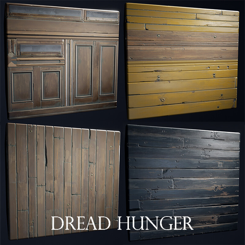 ArtStation - Dread Hunger - Boat Materials