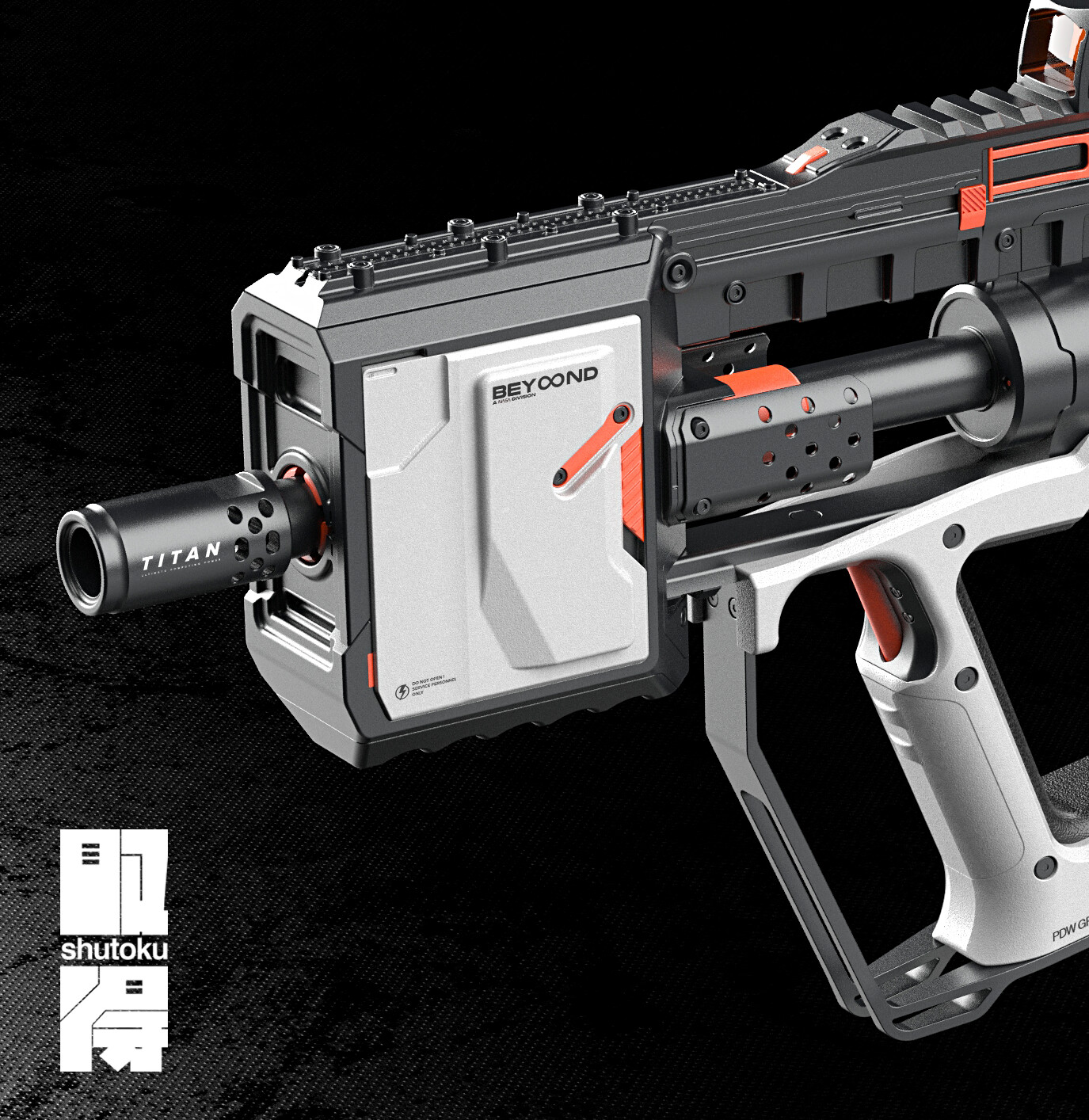 ArtStation - PDW GRADO A- 45 Silent Front Rework