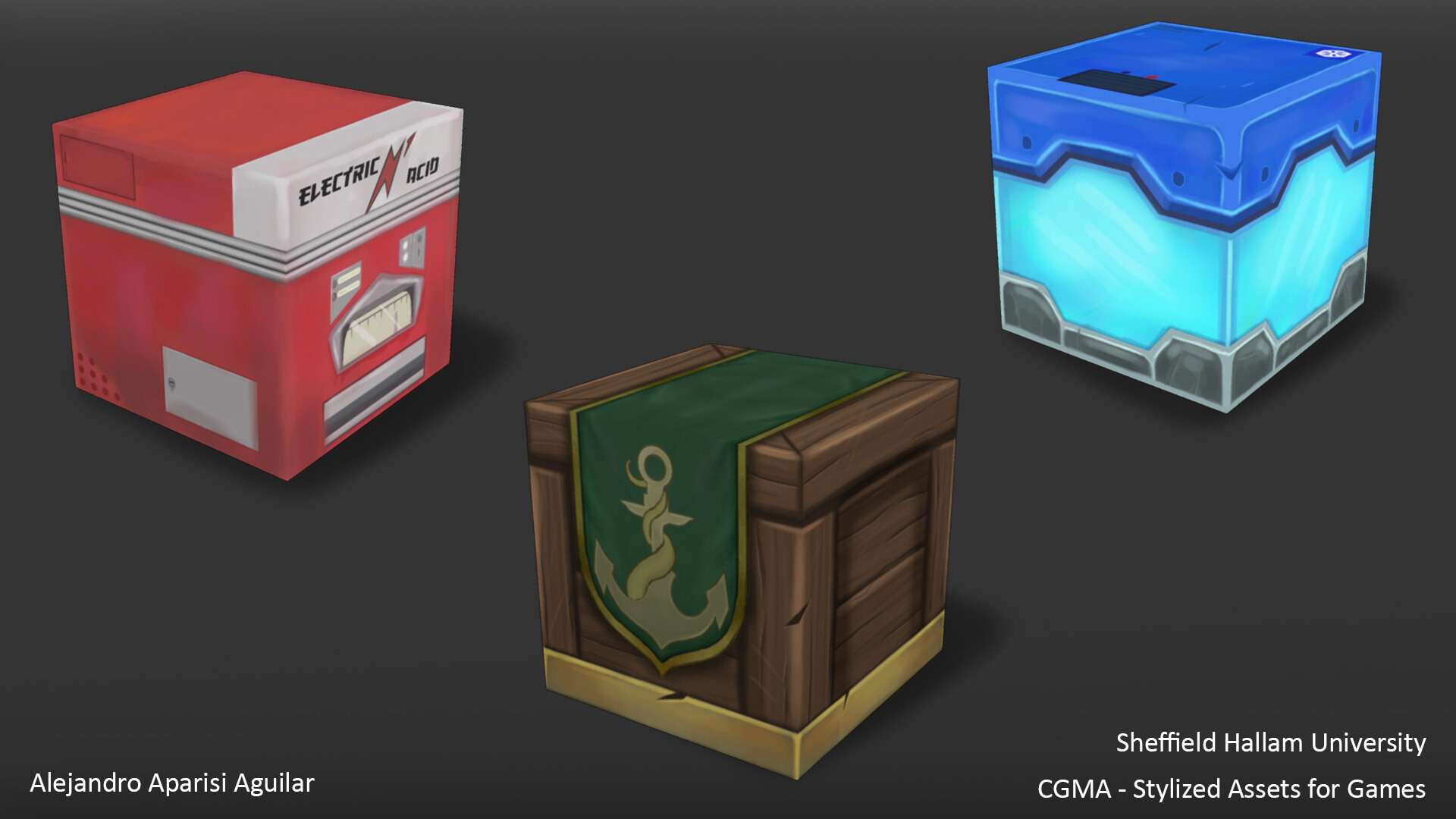 ArtStation - Hand Painted Boxes (Rework)