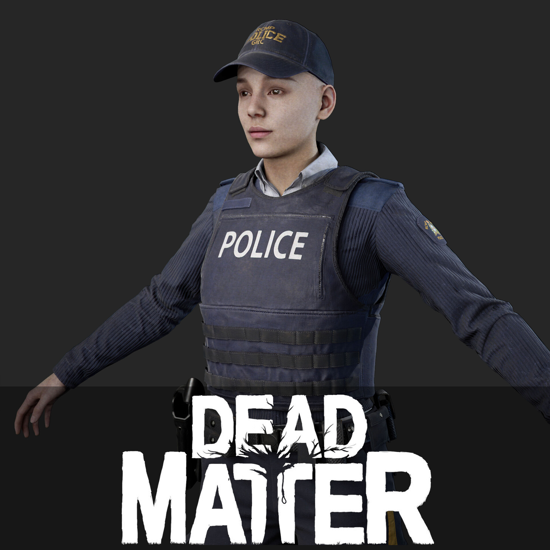 ArtStation - Female Police Character and Outfit Dead Matter