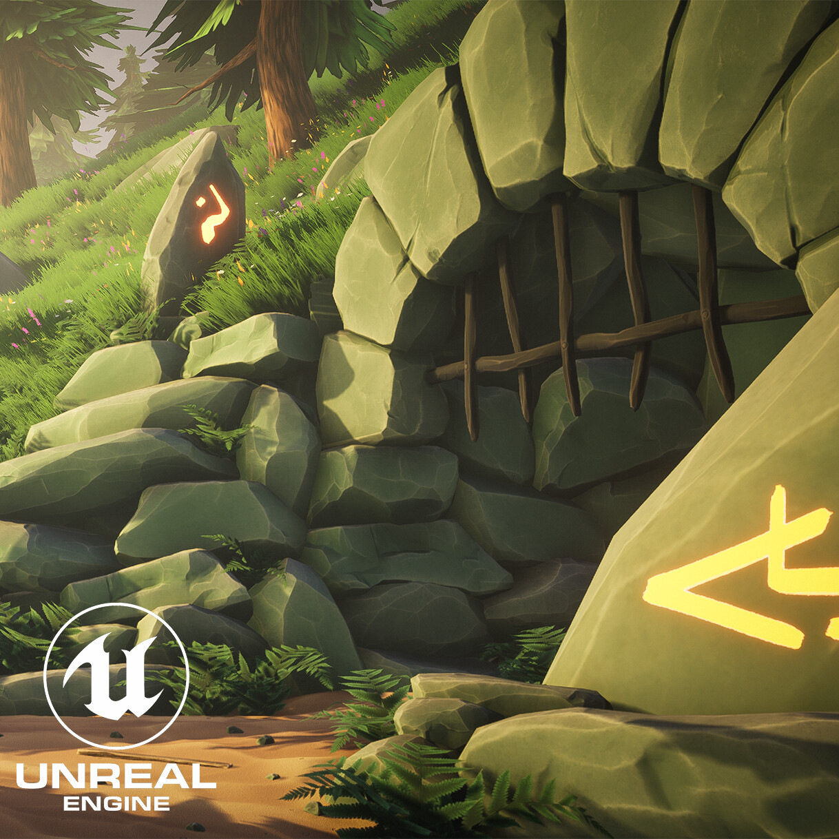 ArtStation - Stylized Cave