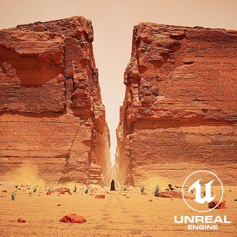 ArtStation - Desert entrance (UE4)