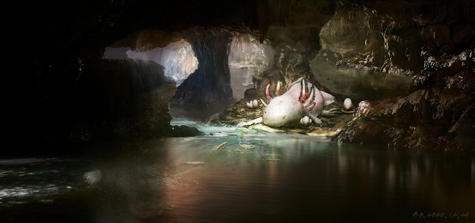 ArtStation - Holy Beast scene environment setting