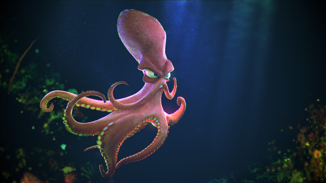 ArtStation - The Angry Pink Octopus