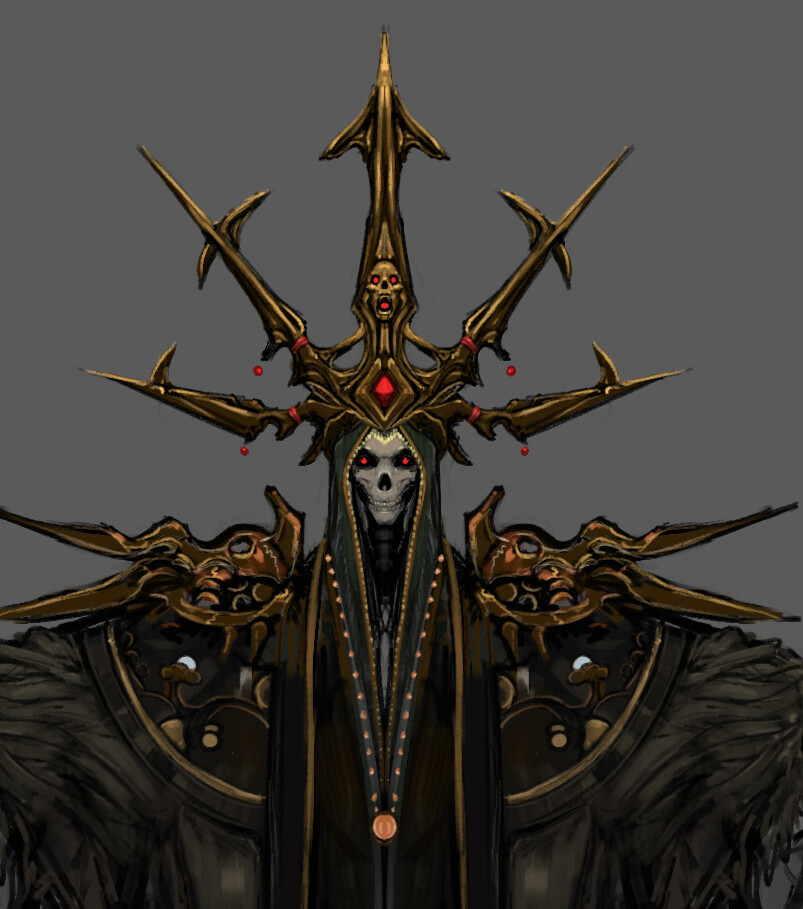 ArtStation - Undead King - Character Concept