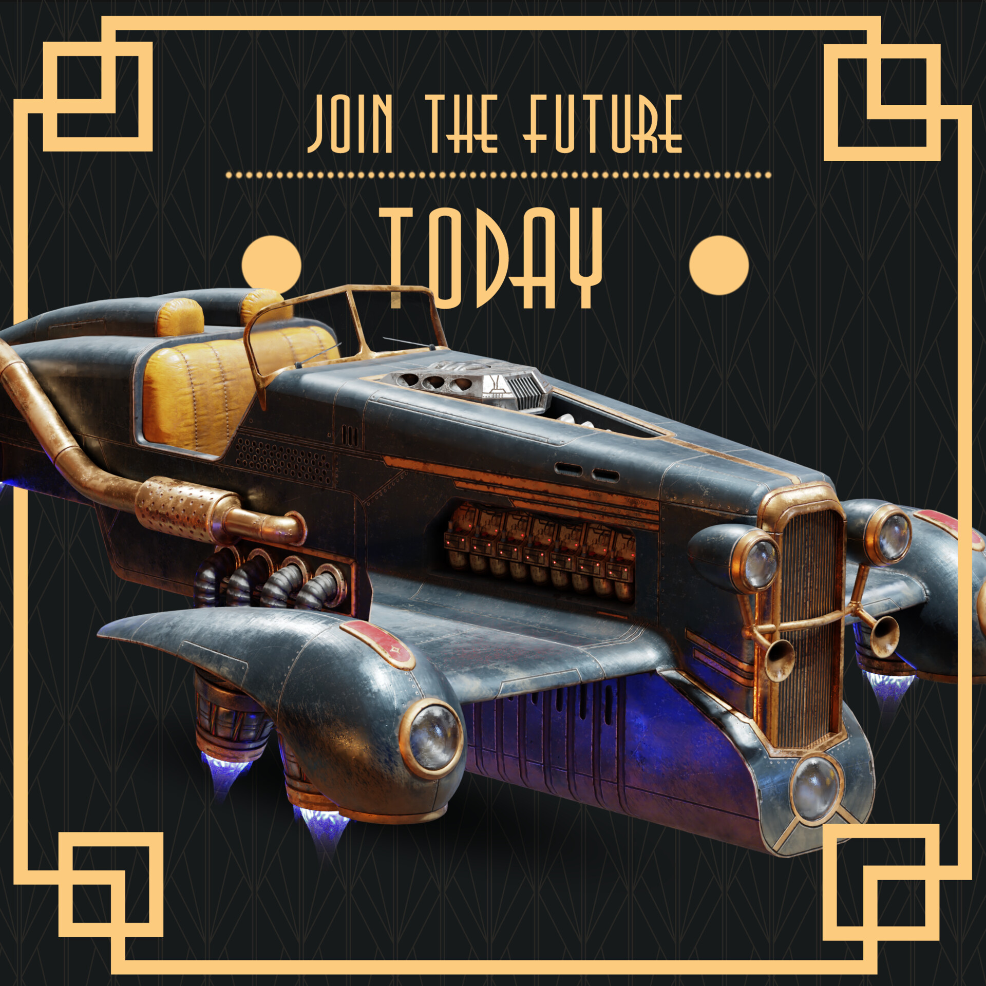 ArtStation - Join The Future: Today - Streamline Sci-Fi Car