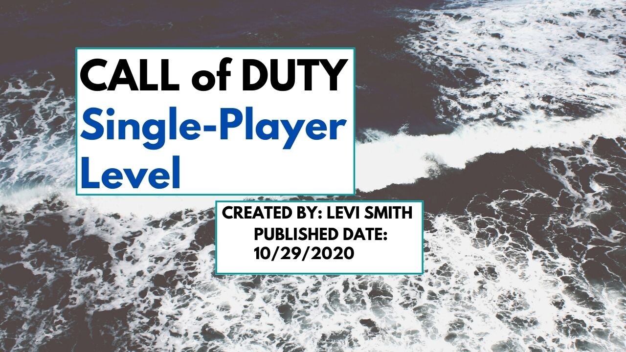 ArtStation - Call of Duty Single-Player Blockout