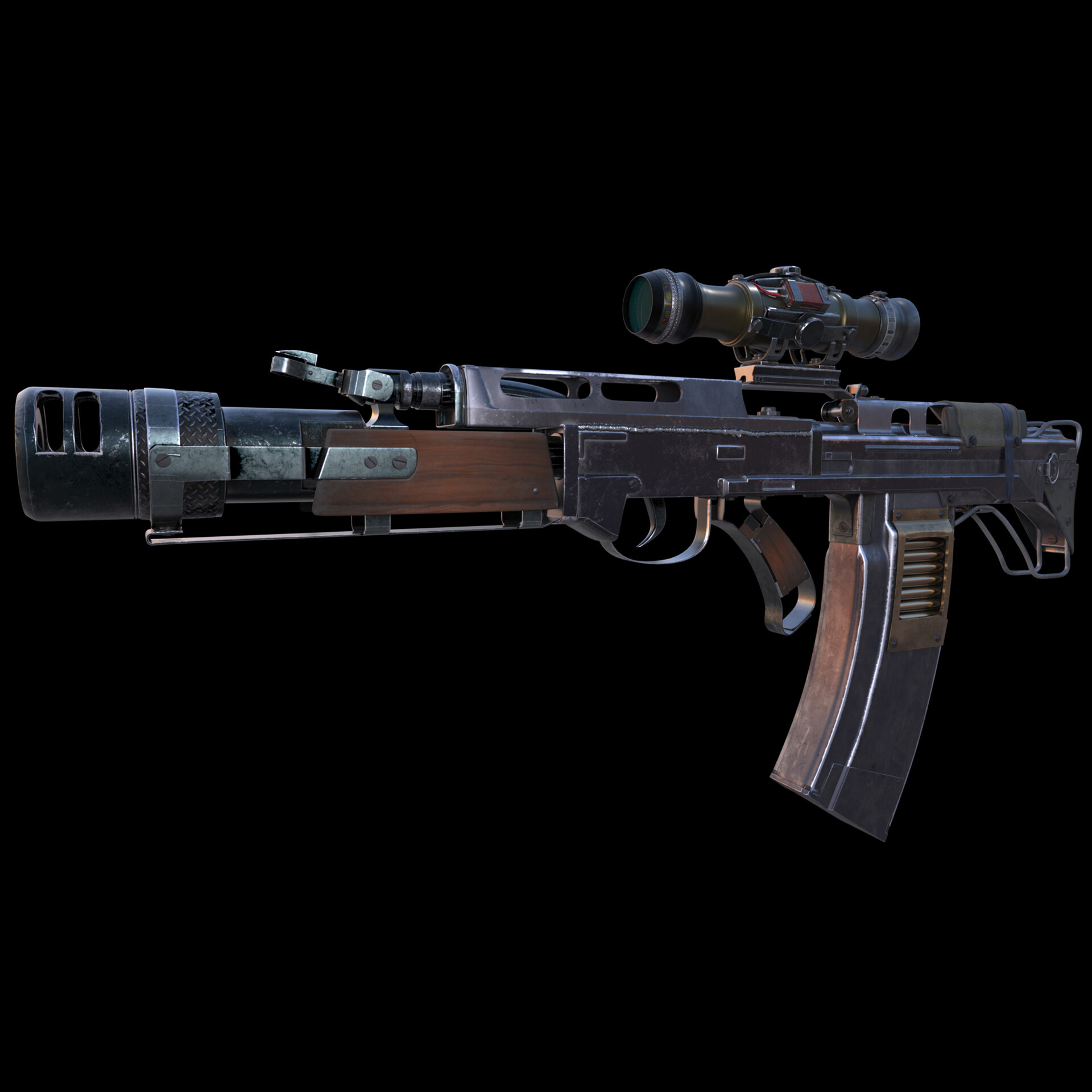 ArtStation - METRO EXODUS // GUN // BULL RIFLE