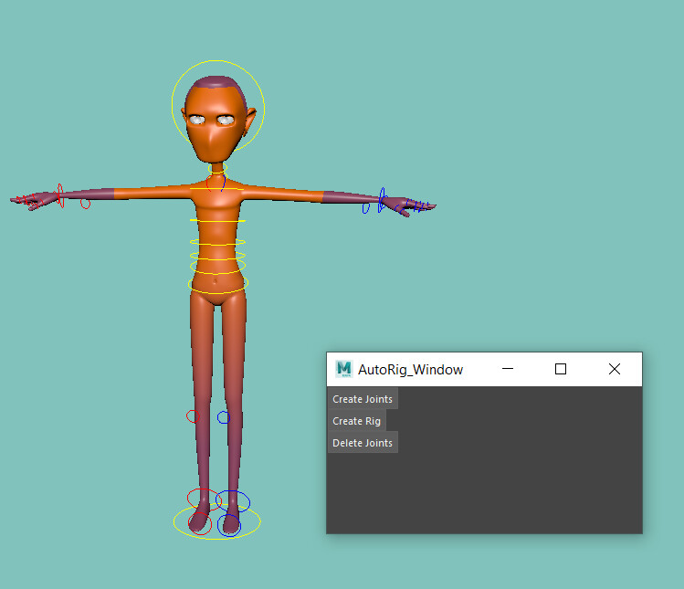 ArtStation - Python AutoRig Tool