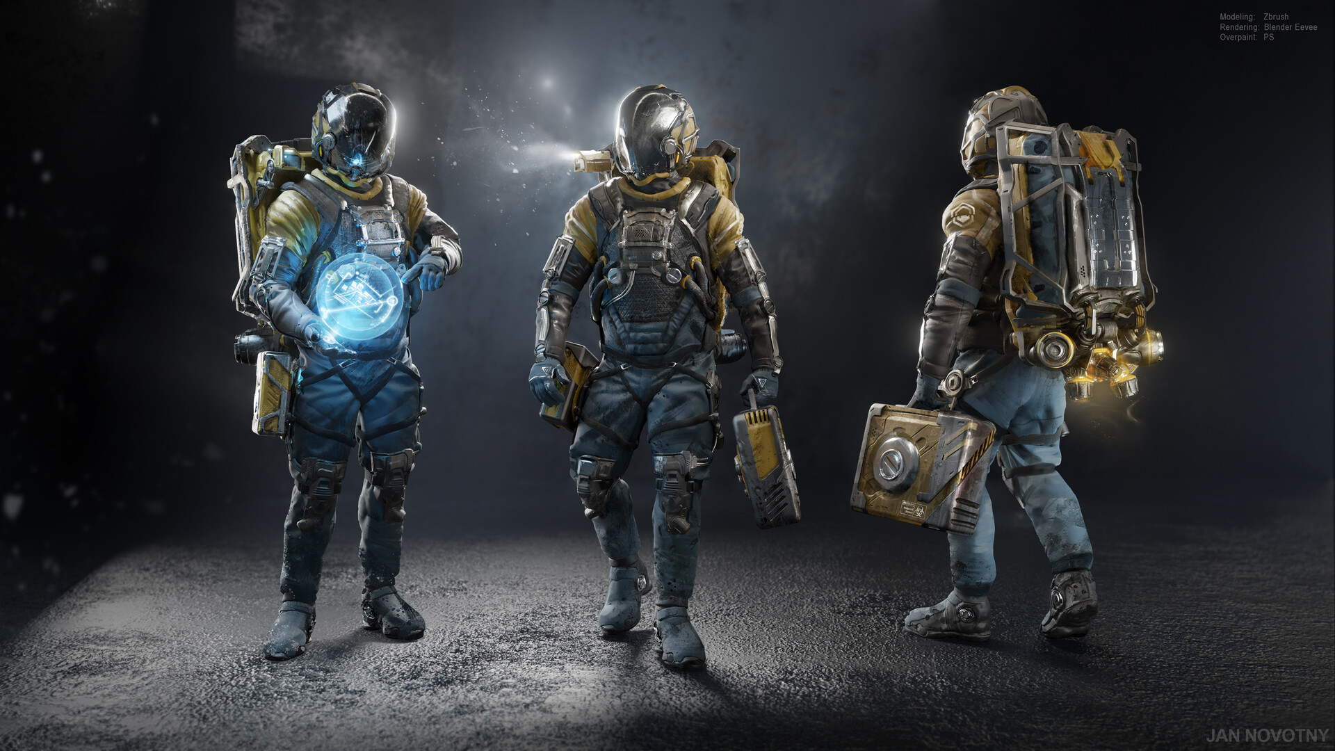 ArtStation - Space Walker concept art