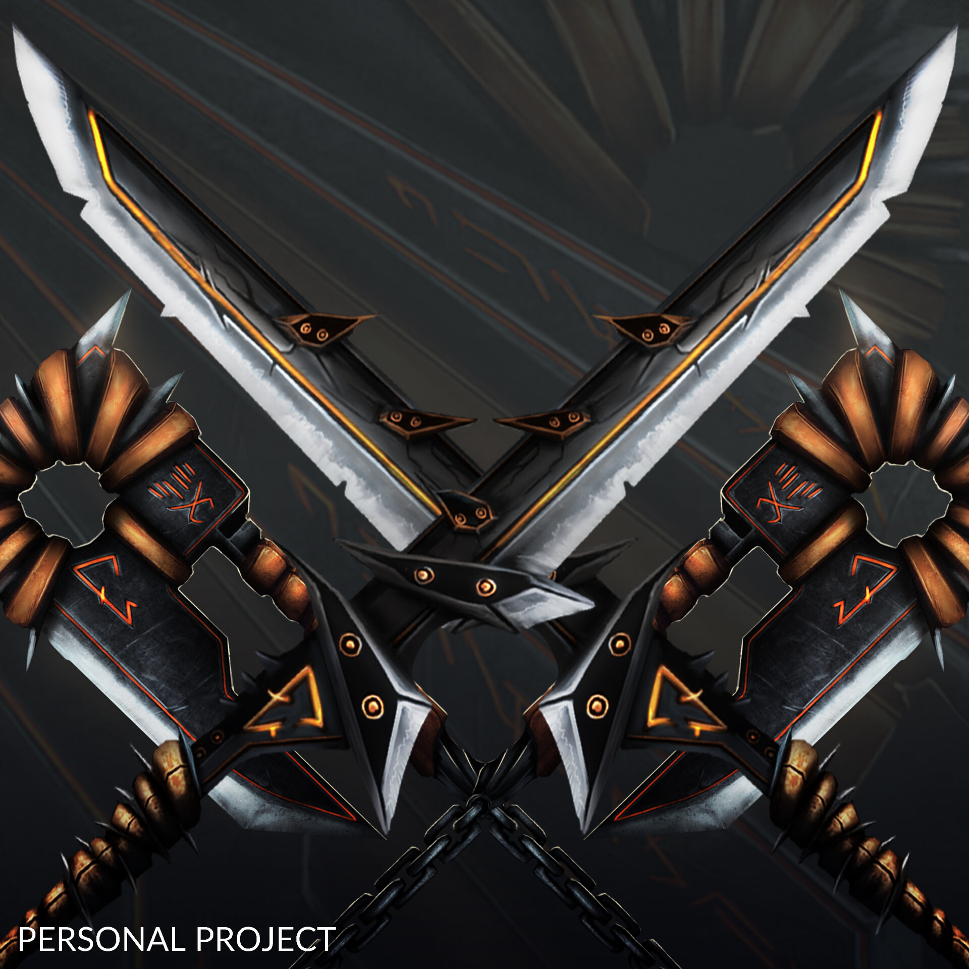 ArtStation - Concept Weapons. Personal Project