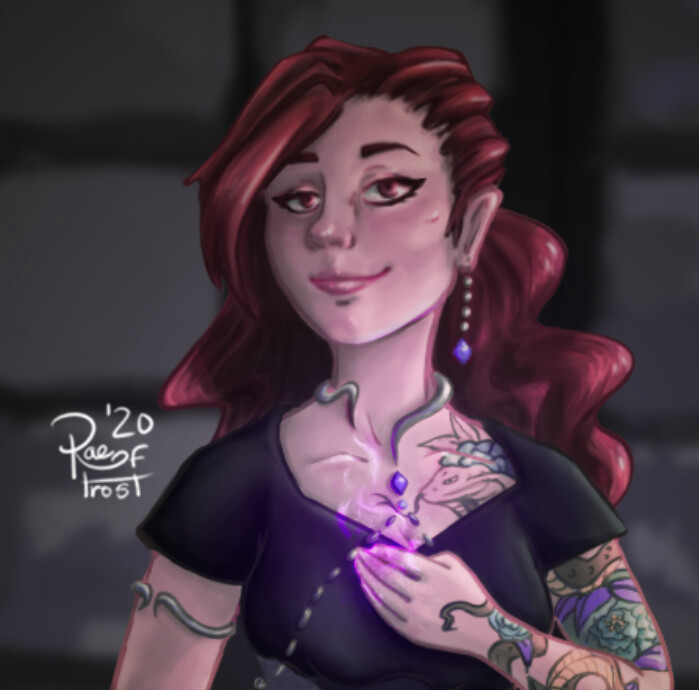 ArtStation - Magda the Archfey Warlock