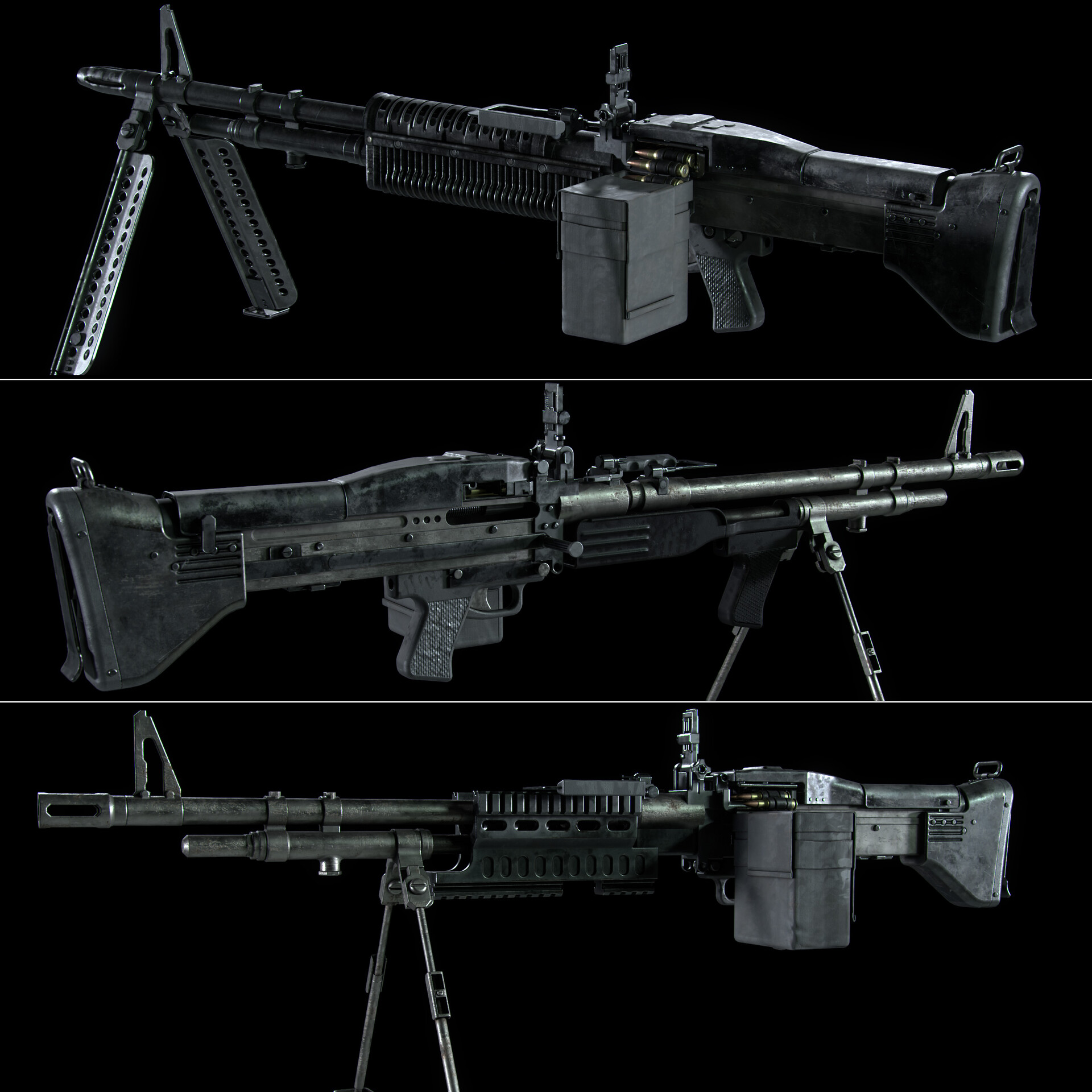 ArtStation - M60, M60E3, M60E4, Rafael Monteiro Bicalho