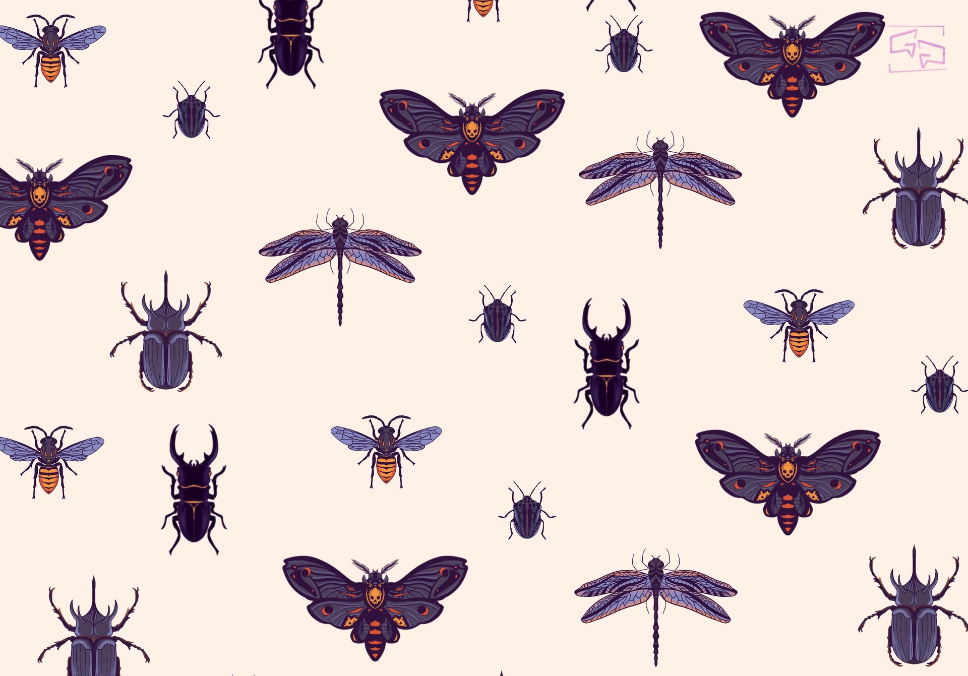 ArtStation - Bugs Pattern