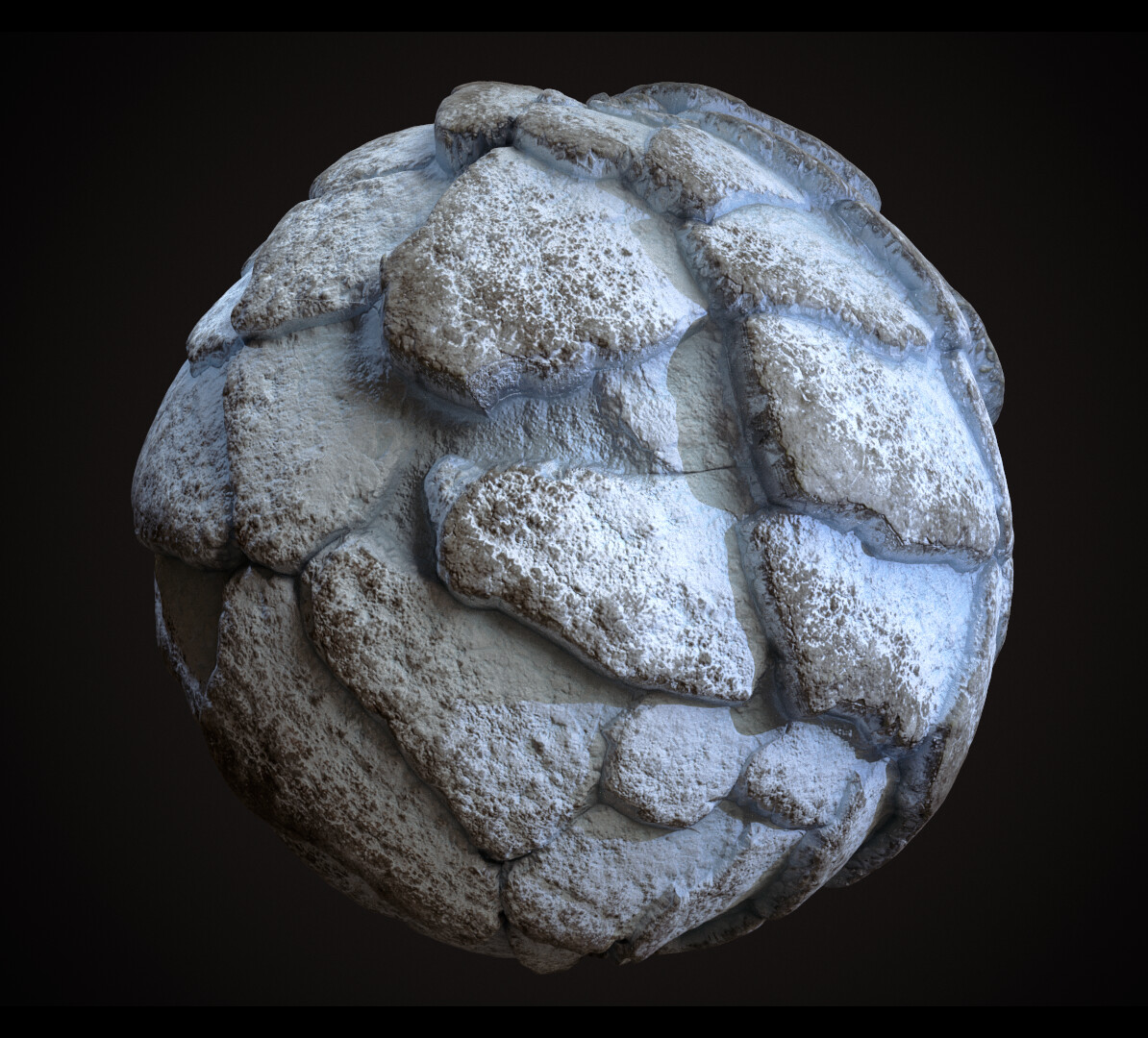 ArtStation - Substance : Snowy Stones