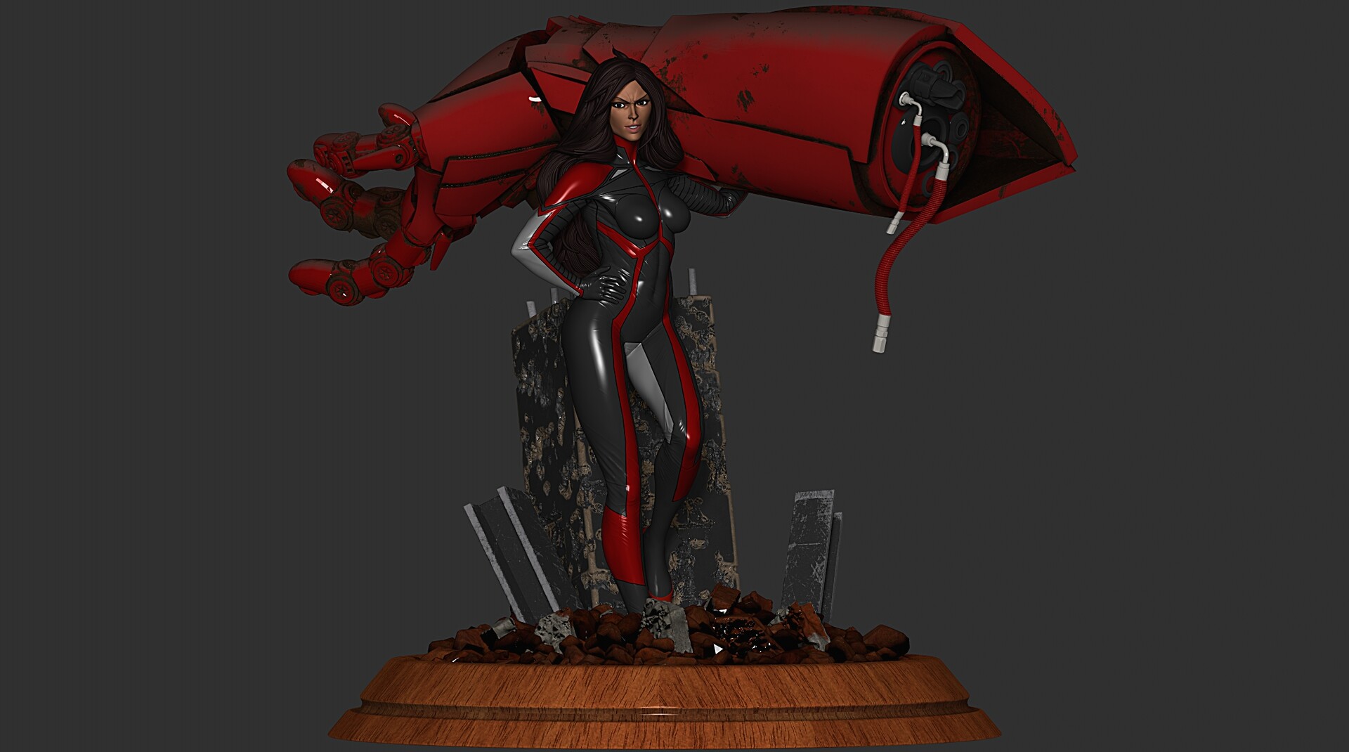 ArtStation - Monet St Croix | X-Men Statue Fanart